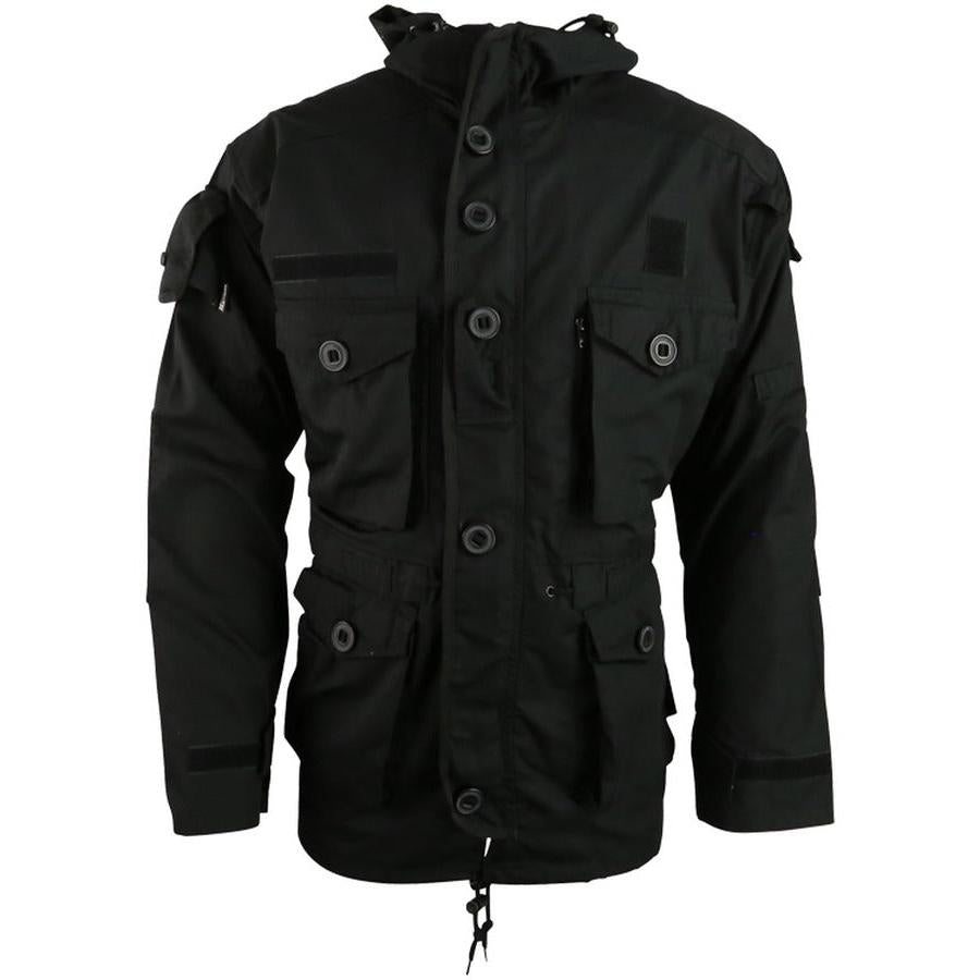 SAS Style Assault Jacket - Black – MilitaryMart