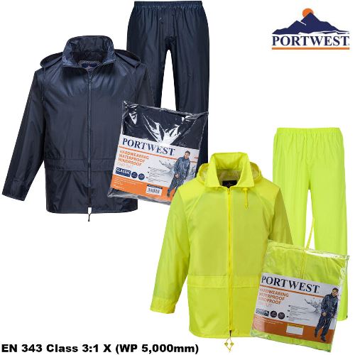 Portwest L440 Essentials Waterproof Rainsuit – MilitaryMart