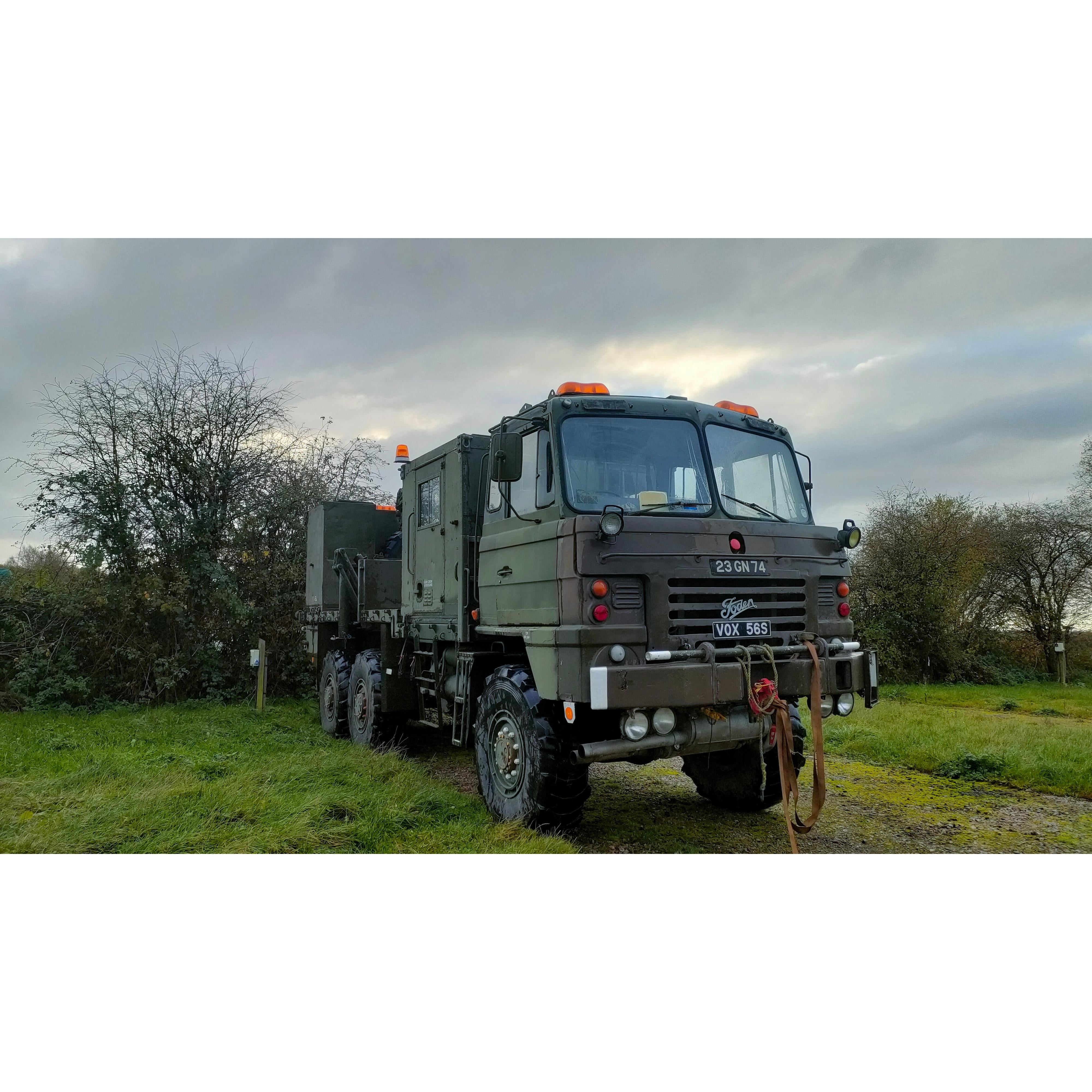 Foden FH70 Gun Tractor with Hiab – MilitaryMart
