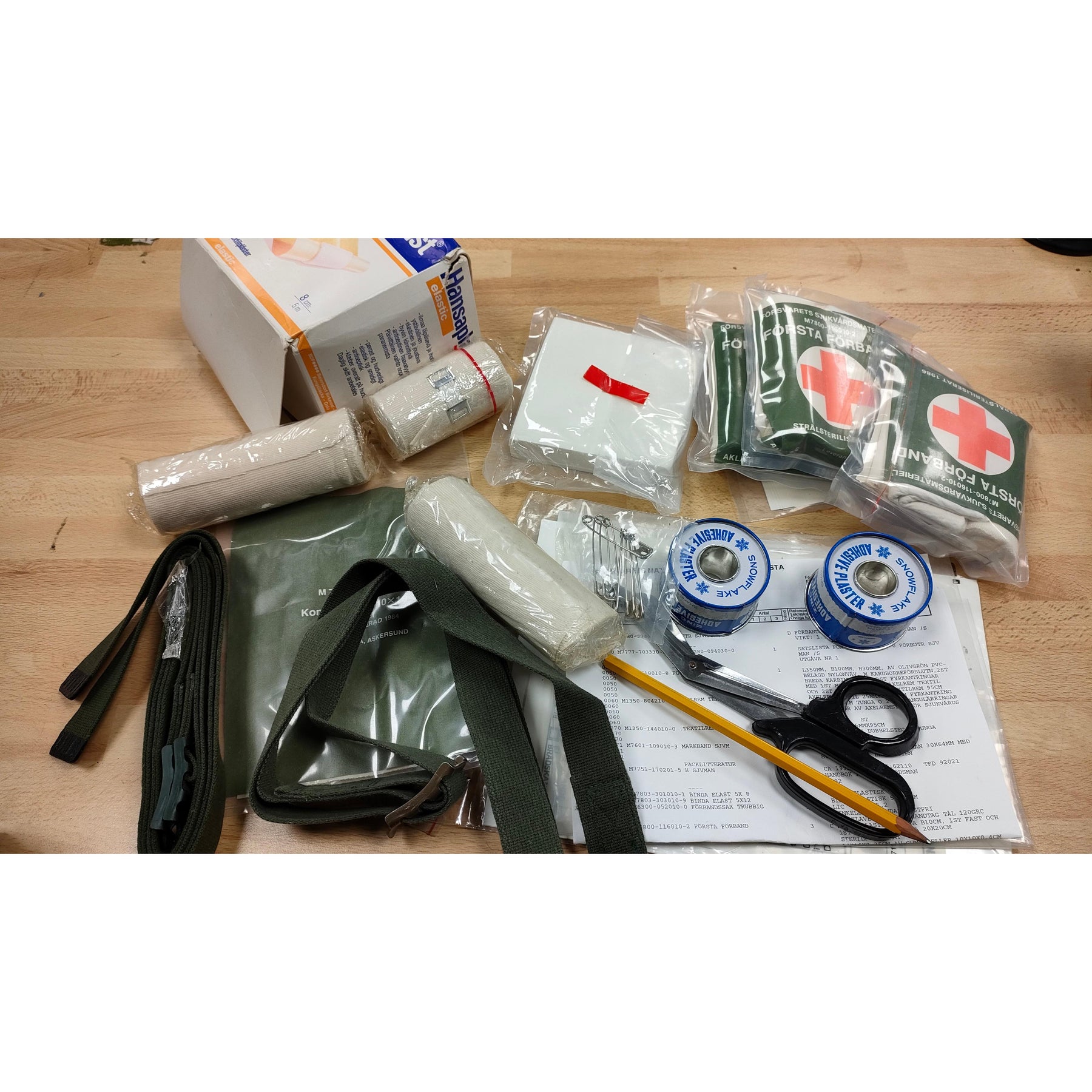 Swedish Army Field first Aid & Medic tramua Kit – MilitaryMart