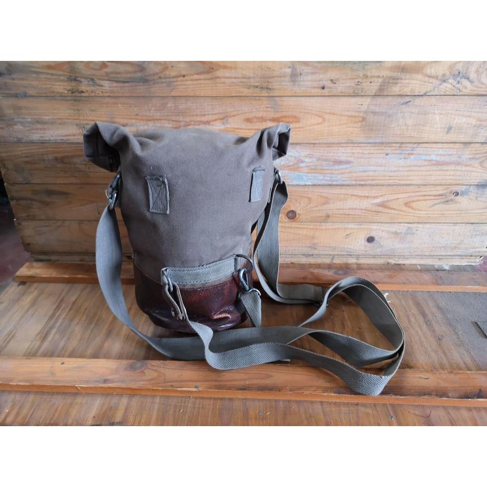 Swedish Army M39 Model 39 Gas Mask Bag - Brown – MilitaryMart